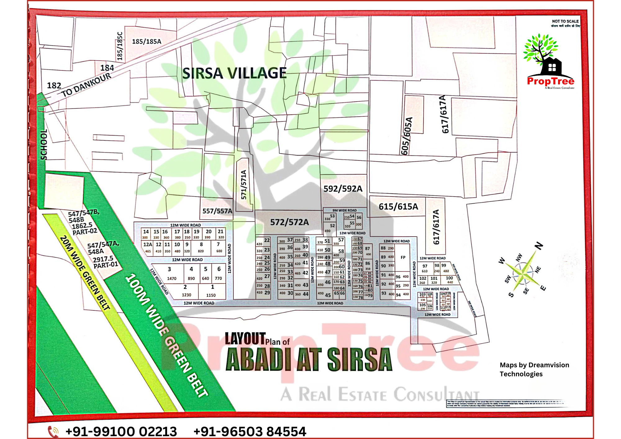 Layout Plan Of Abadi At Sirsa - Proptree