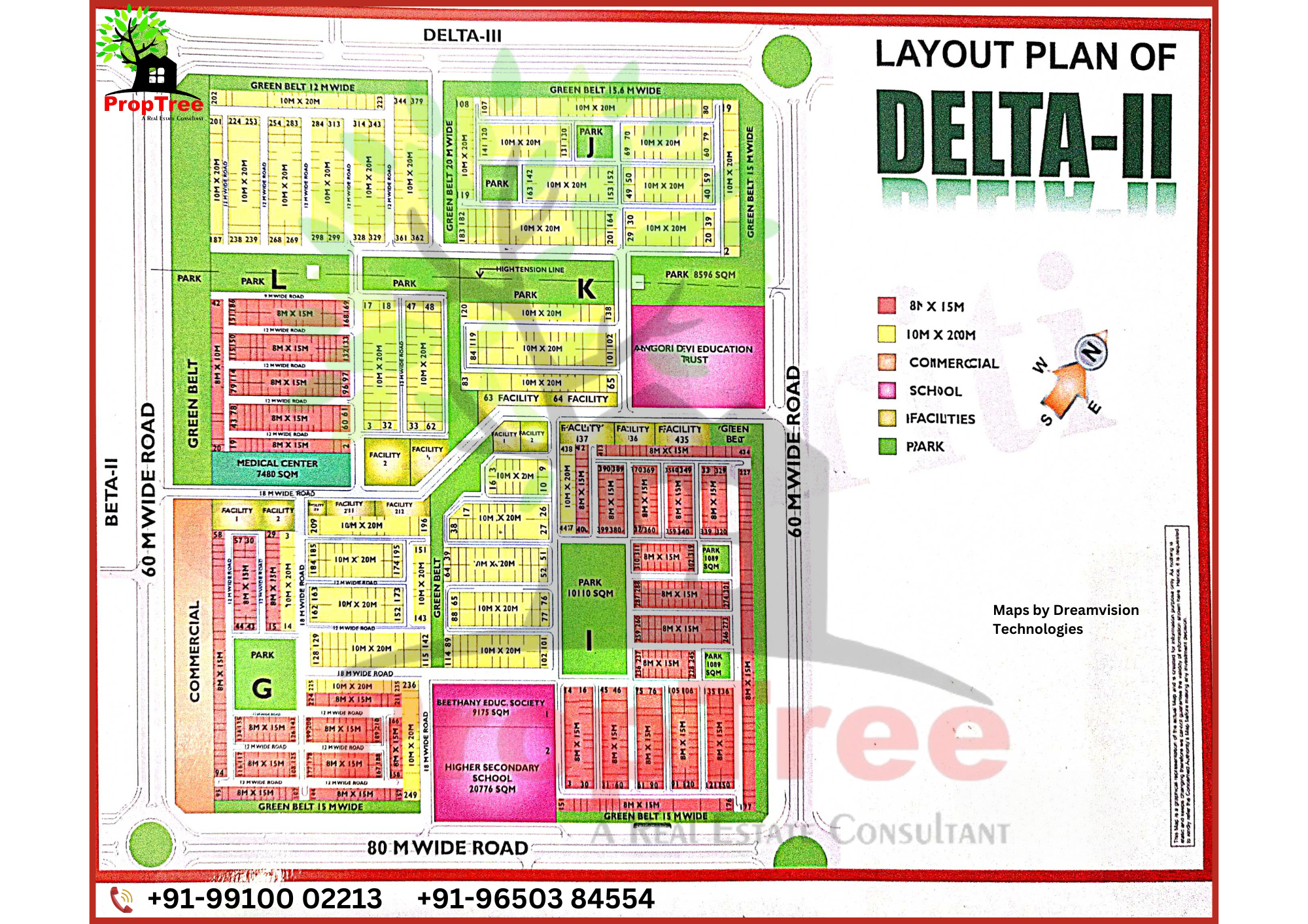 Layout Plan Of Delta-II - Proptree