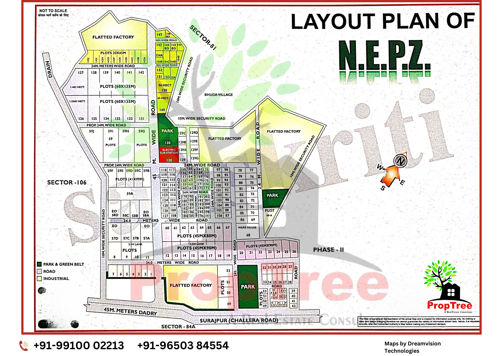 Layout Plan Of N.E.P.Z. - Proptree
