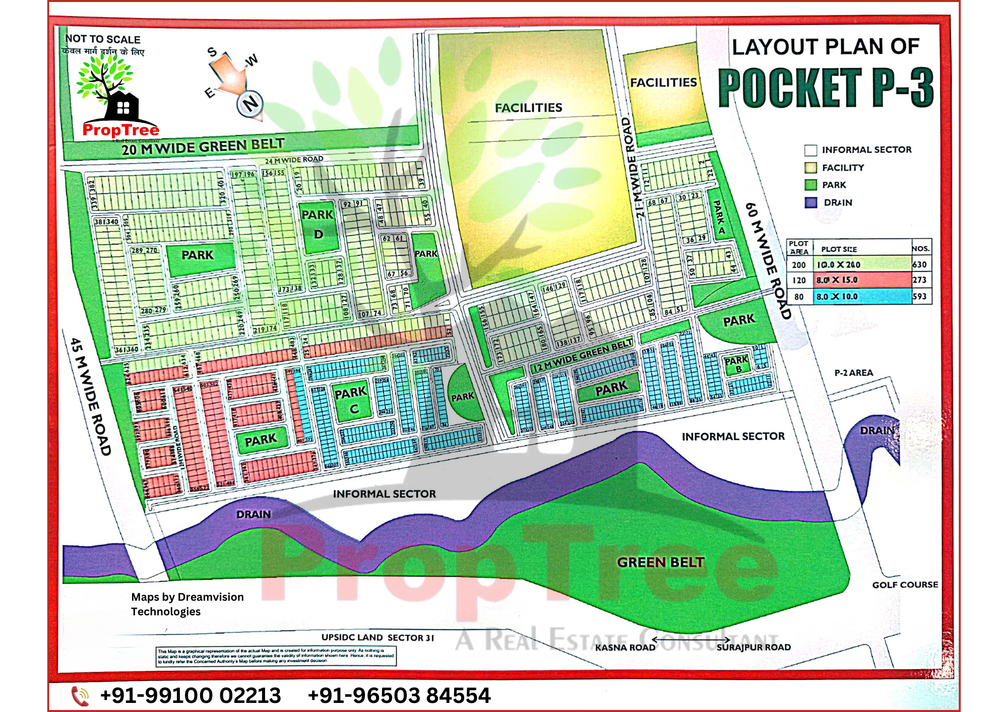 Layout Plan Of Pocket P-3 - Proptree