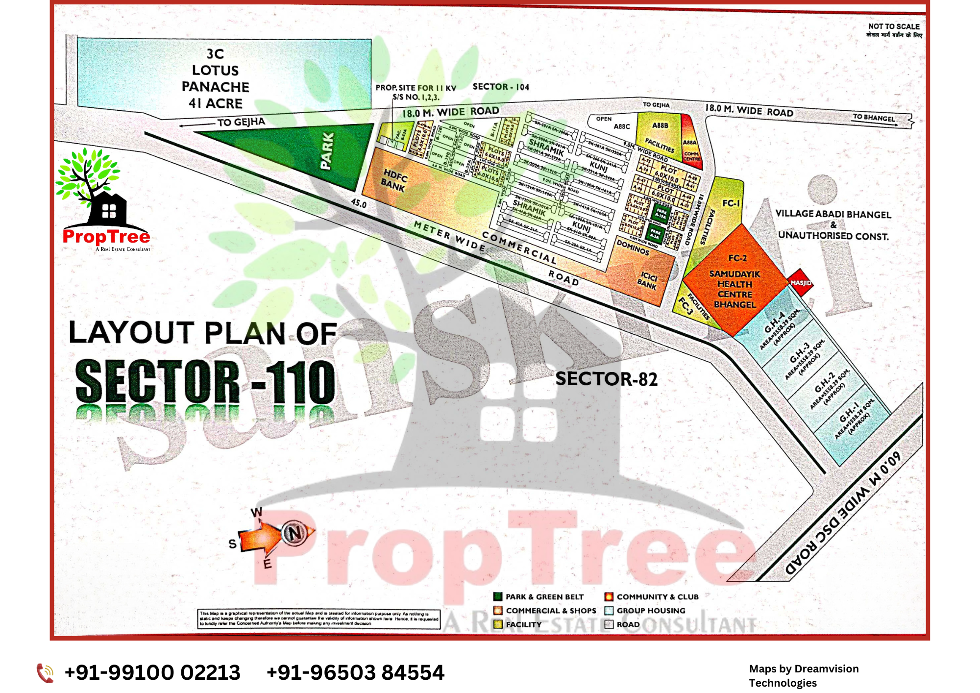 Layout Plan Of Sector-110 - Proptree
