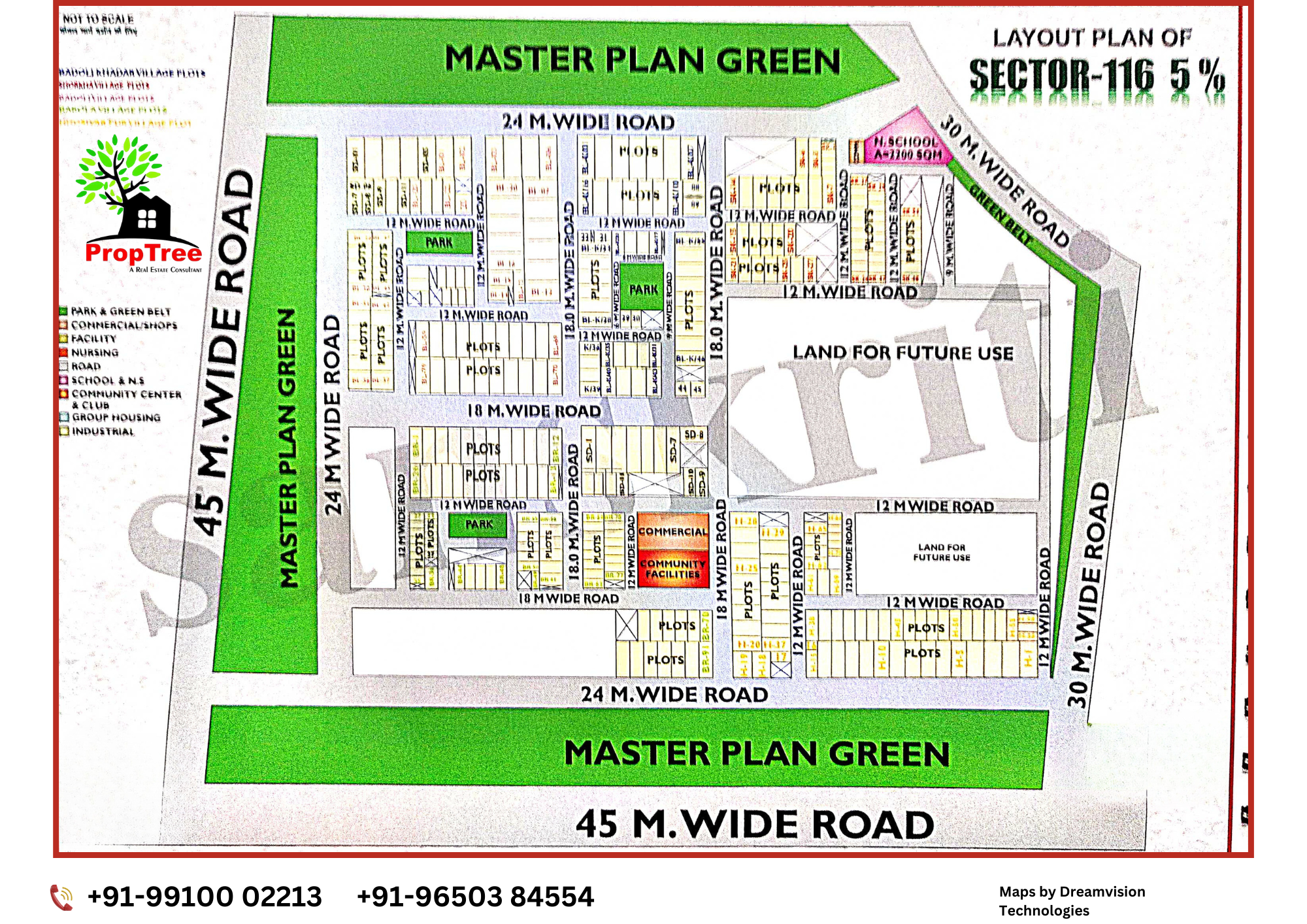 Layout Plan Of Sector-116 5% - Proptree