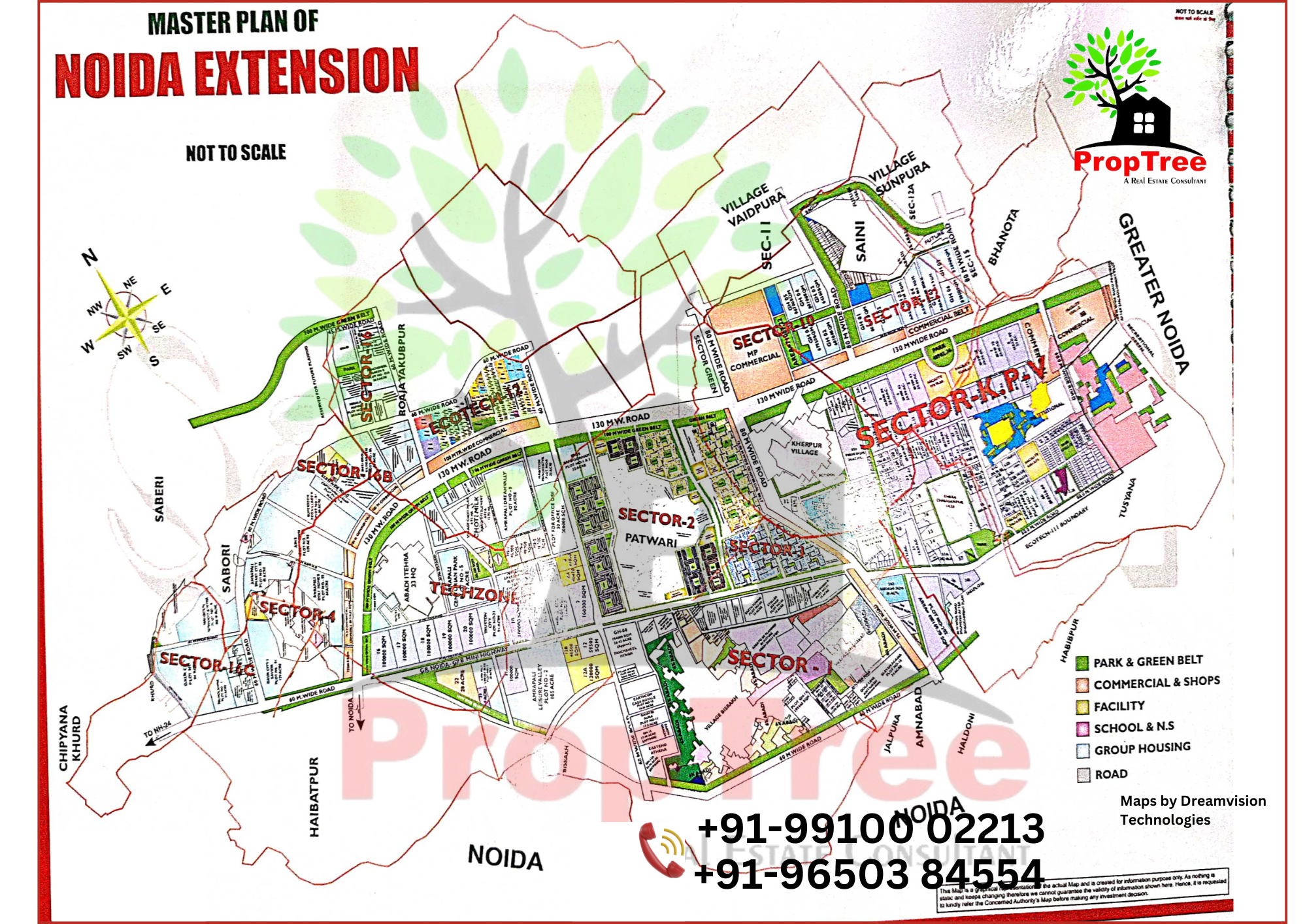Master Plan Of Noida Extension - Proptree
